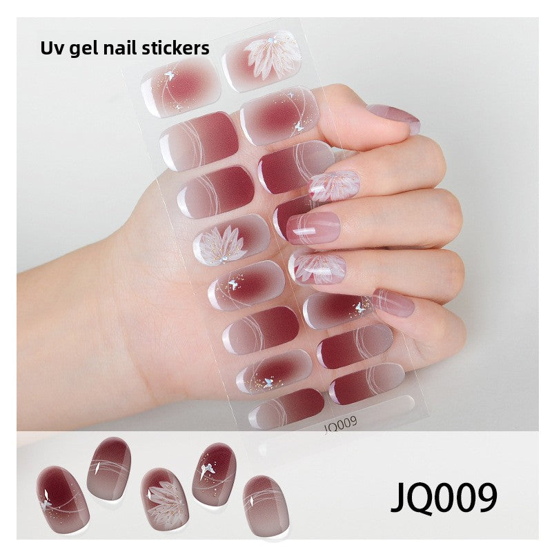 JQ009 Gel nail sticker UV light harden – FantasStore